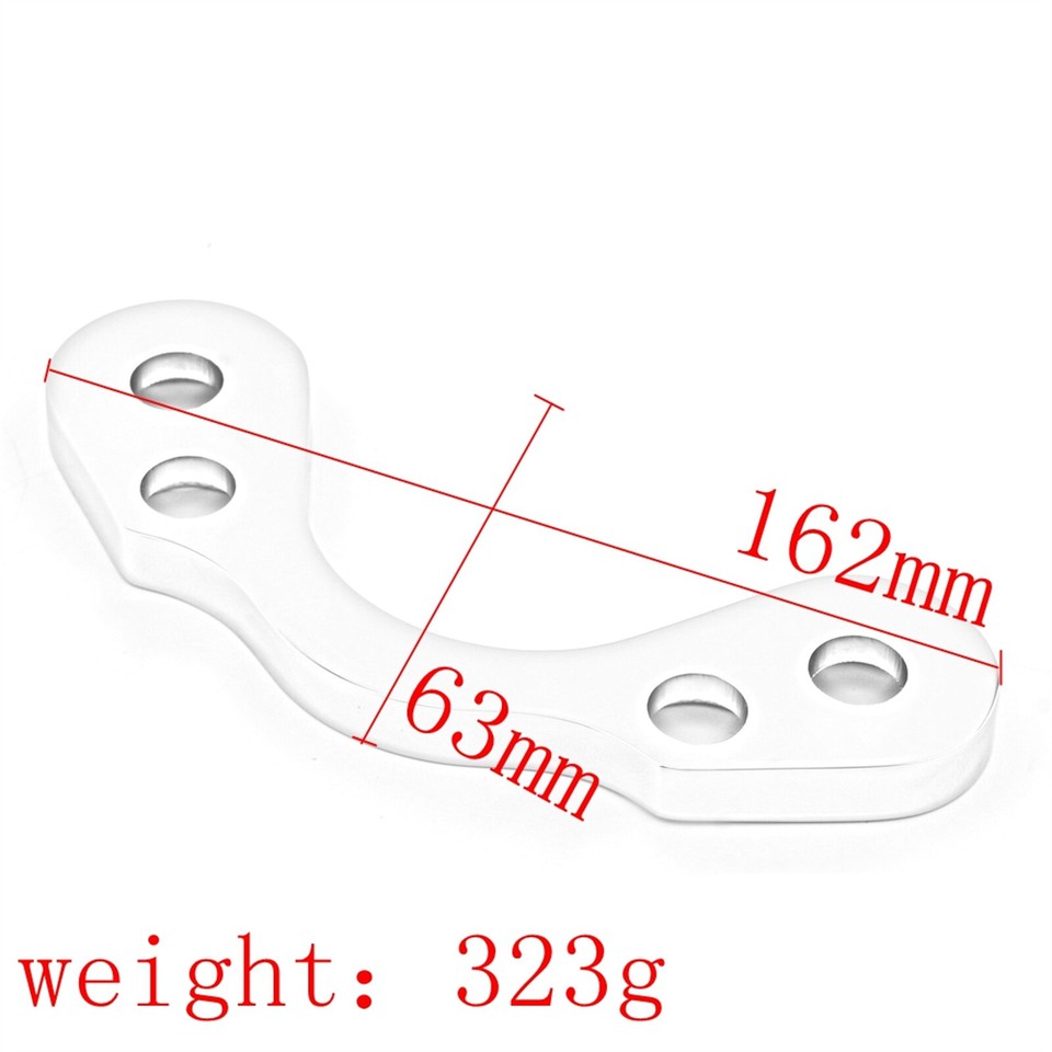 Springer Riser Handlebar Tree Adapter Top Clamp Converter 4.75"-3.5 ...