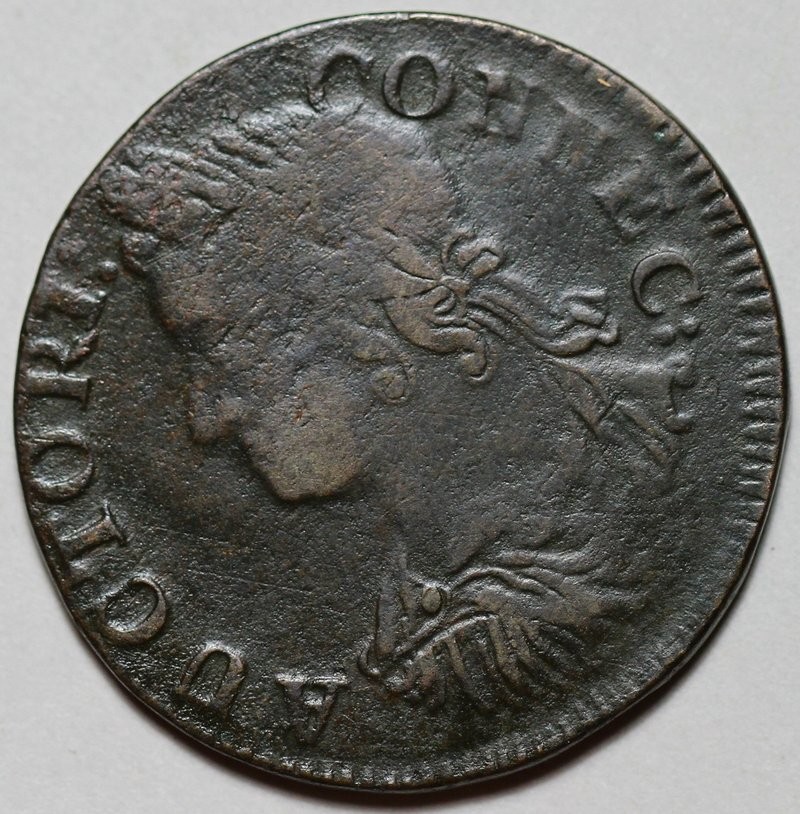 1787 Connecticut Colonial Copper Coin, Draped Bust Left, M. 16.1-m | eBay