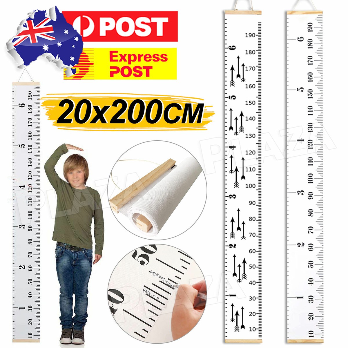 Wall Growth Chart Ruler DIY Growth Chart Ruler Sticker • Sticky