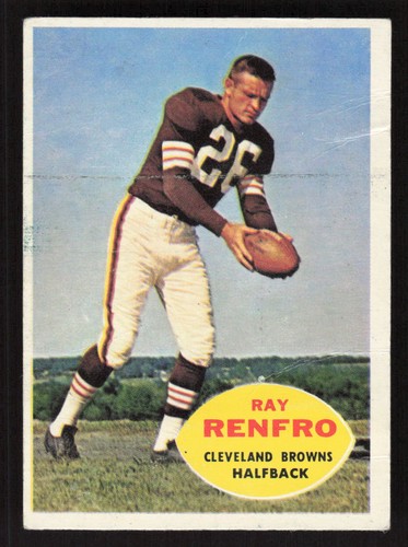 1960 TOPPS RAY RENFRO 26 POOR FOOTBALL CLEVELAND BROWNS | eBay