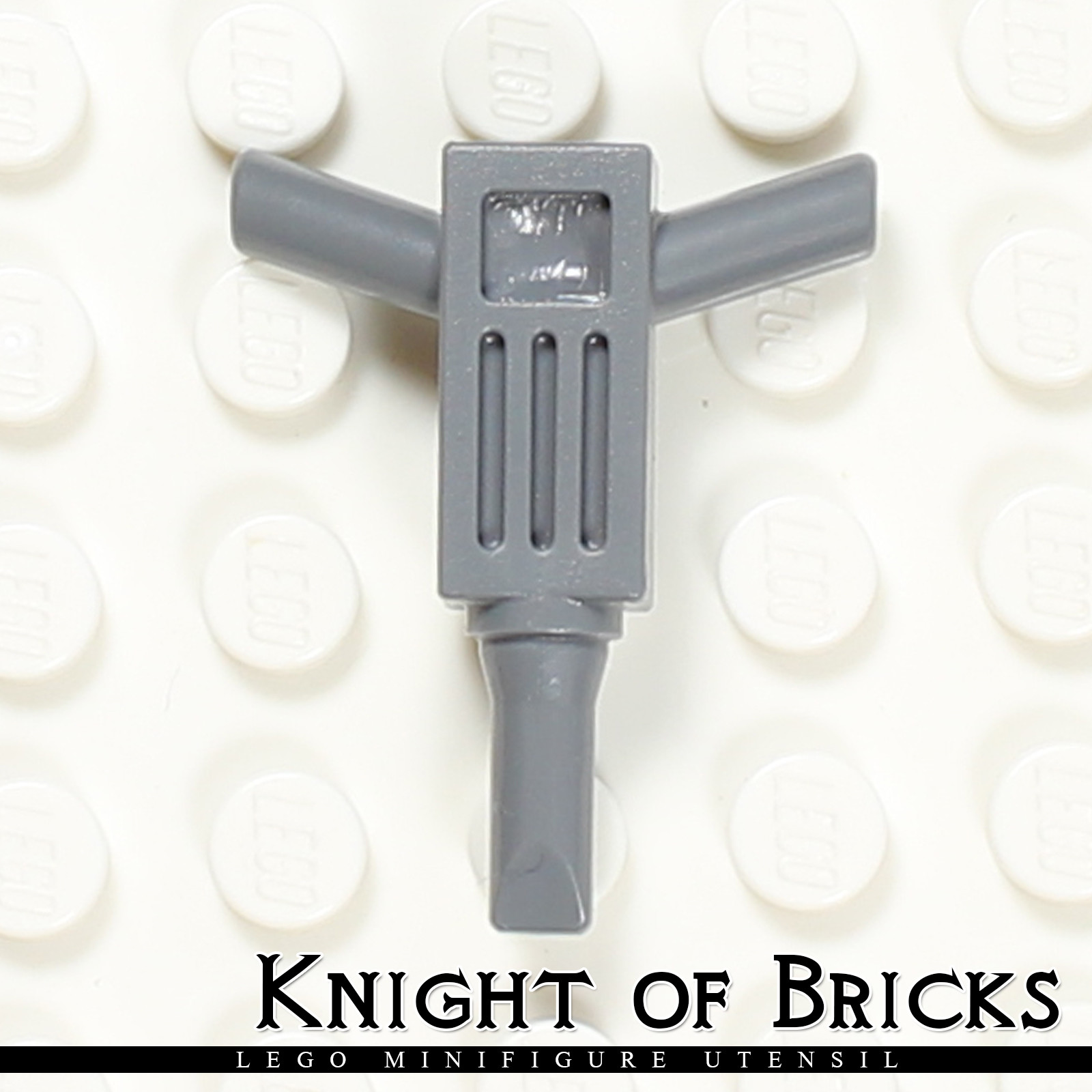 LEGO Minifigure DARK GRAY Utensil Tool Motor Hammer Construction | eBay