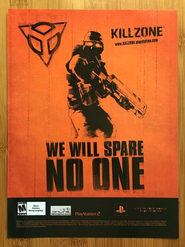 Killzone PS2 Playstation 2 2004 Print Ad/Poster Official Original Promo ...