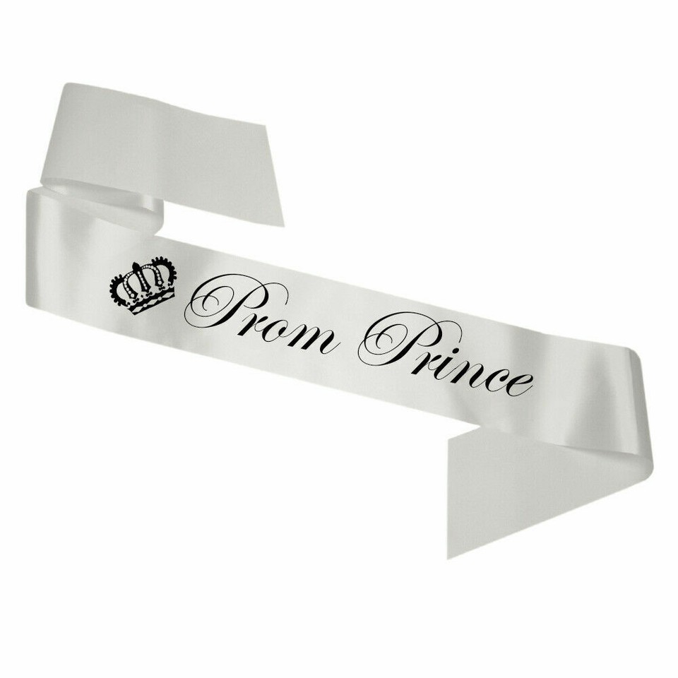Prom Sashes Prince & Princess Sash Graduation Ball Leavers Do Party ...