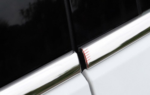 For Volvo XC40 2019-2023 Chrome steel Car Window Sill Molding Strip ...