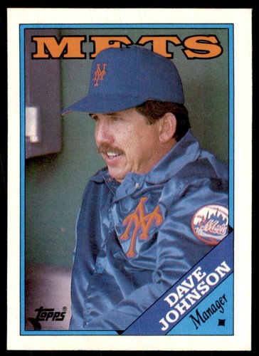 1988 TOPPS DAVE JOHNSON NEW YORK METS #164 | eBay