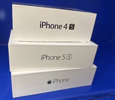 EMPTY Apple iPhone Boxes 4S, 5S and 6 | eBay
