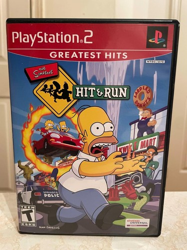 The Simpsons: Hit & Run (PlayStation 2, 2003) PS2 CIB Complete TESTED ...