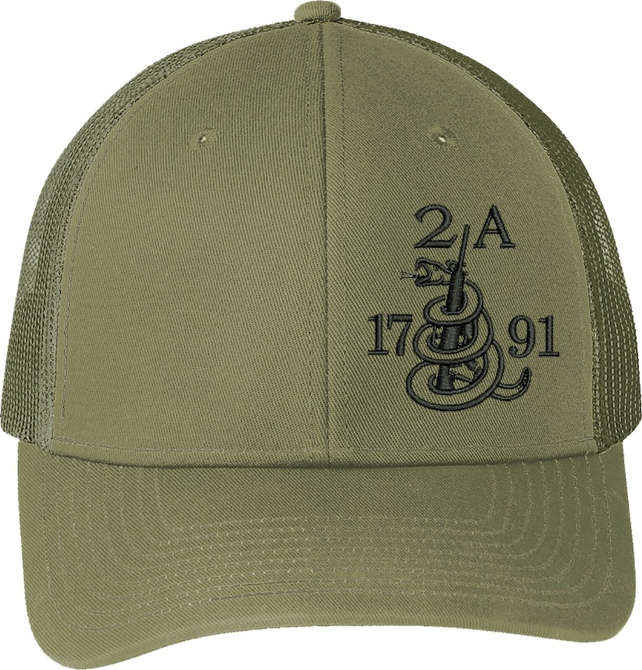 Gun 2A 1791 2nd Amendment Gift New Embroidered One Size Fits All ...