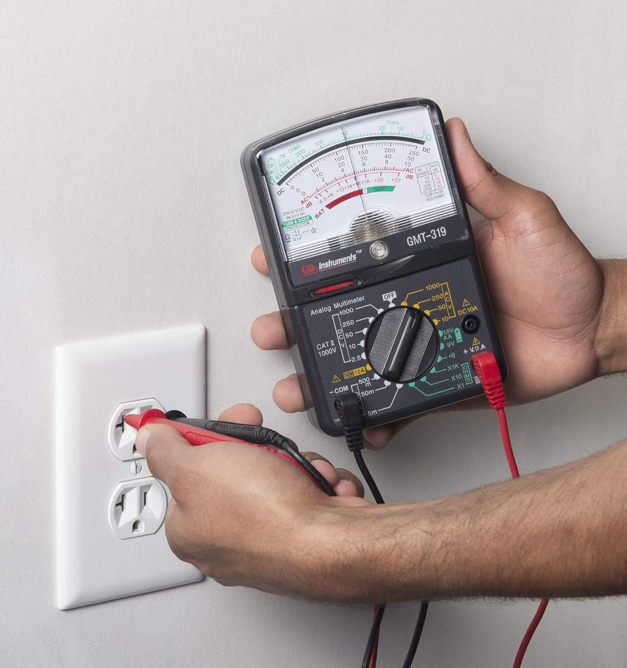 1000V Analog Multimeter With Color Coded Display And Fuse Protection | eBay