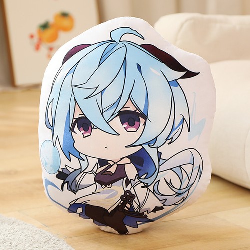 Genshin Impact Ganyu Cosplay Anime Stuffed Plush Pillow Doll Decorative ...