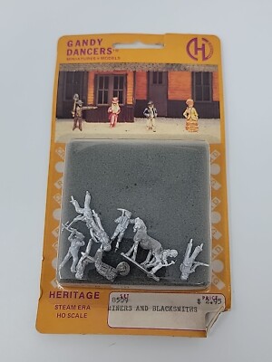 HERITAGE STEAM ERA HO SCALE GANDY DANCERS MINERS & BLACKSMITHS #8509 | eBay