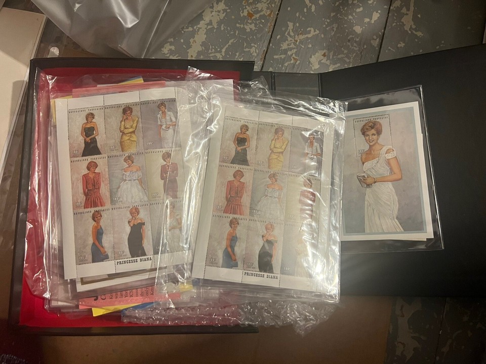 International Collectors Society Princess Diana Stamp Collection/Mint ...