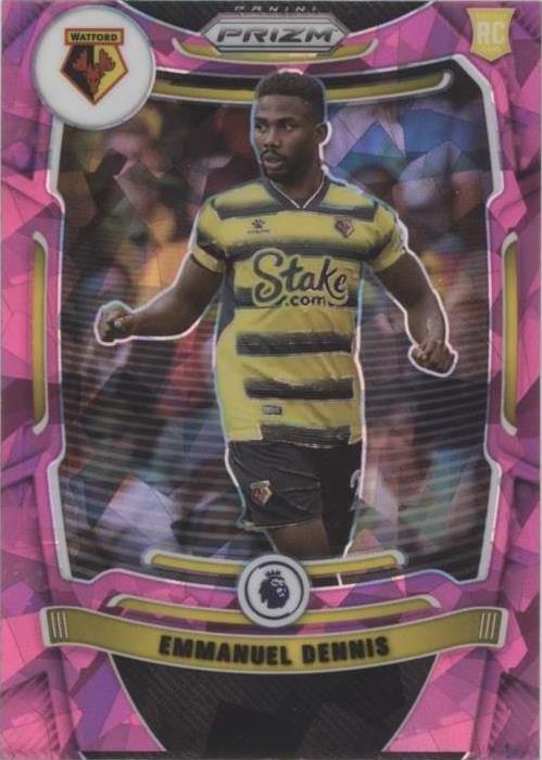 2021-22 Panini Prizm Premier League - Emmanuel Dennis #269 Pink Ice ...