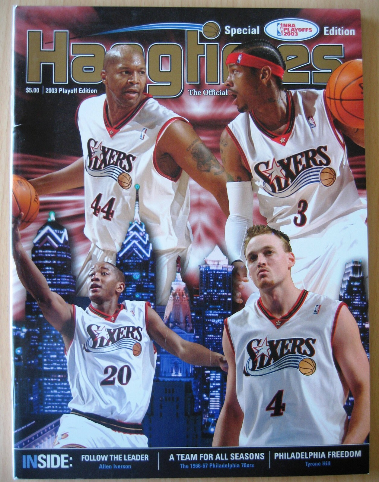 Philadelphia 76ers Hangtimes Magazine 2003 Playoffs Special Edition ...