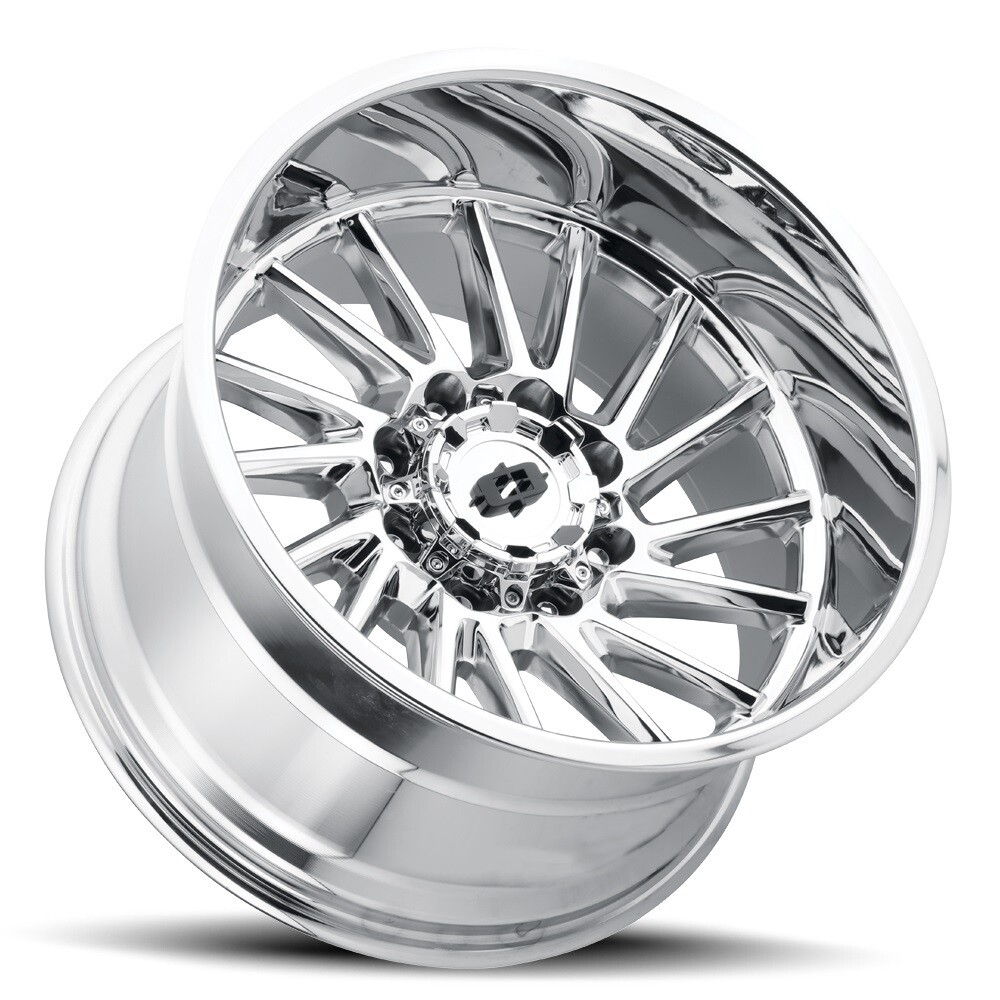 Set 4 22" Vision 306 Rapier Chrome 22x12 Wheels 8x170 -51mm Lifted For ...