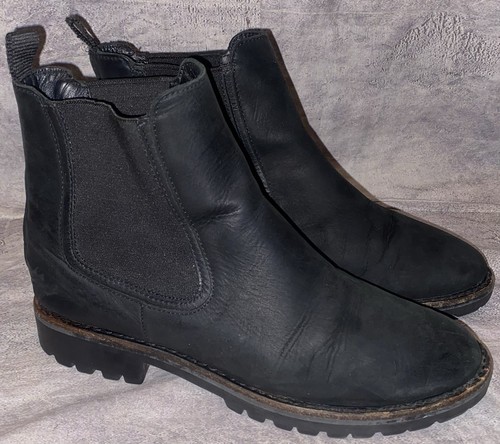 Thursday Legend Black Matte Chelsea Boots Ankle Booties 7 Lug Combat ...