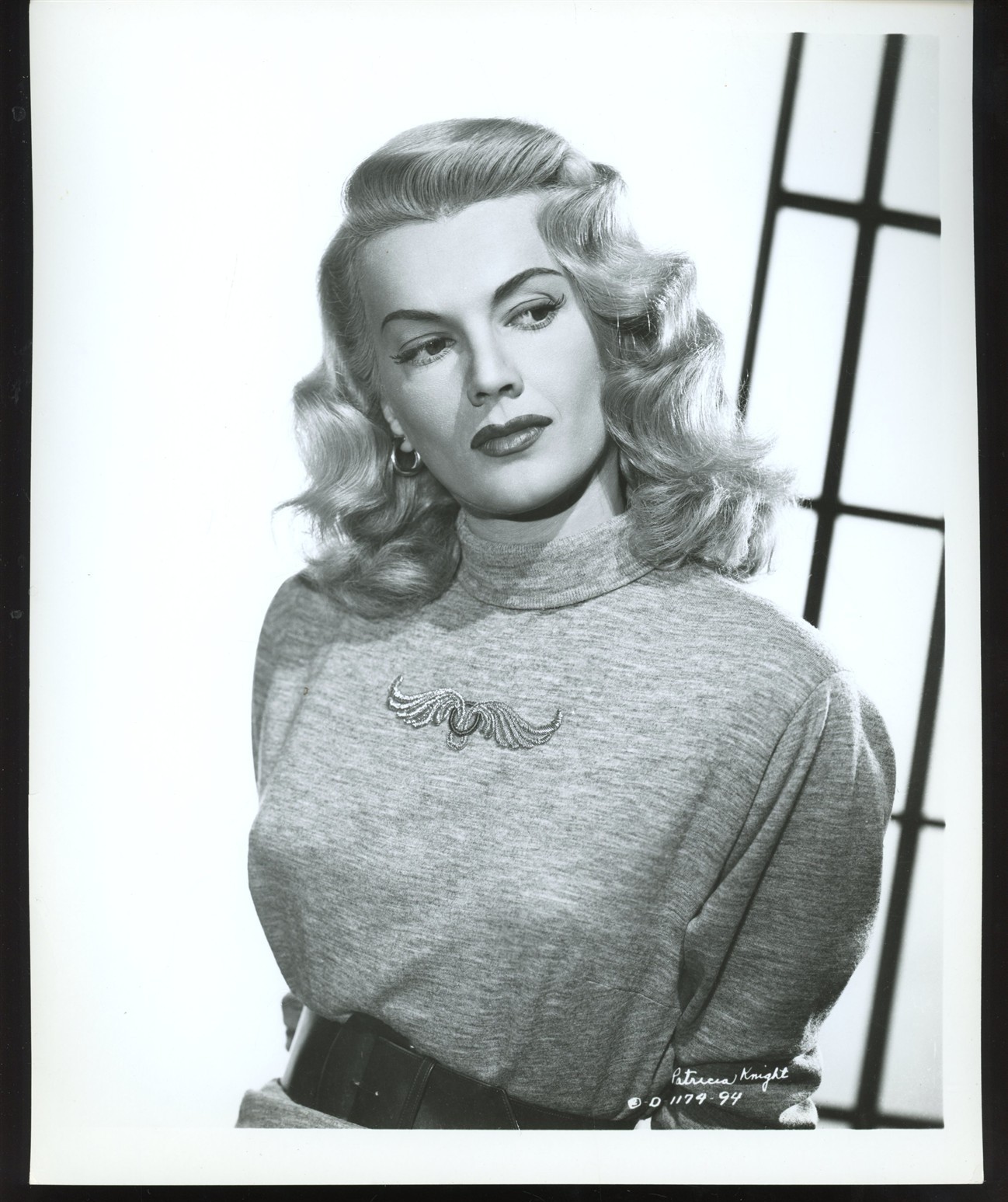 PATRICIA KNIGHT in SHOCKPROOF Original 1949 Sexy 8 x 10 Sweater Girl ...