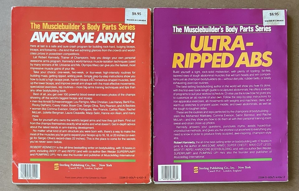 Vintage Bodybuilding Book Mega Lot • 9 Retro Muscle Manuals • 80s–90s ...