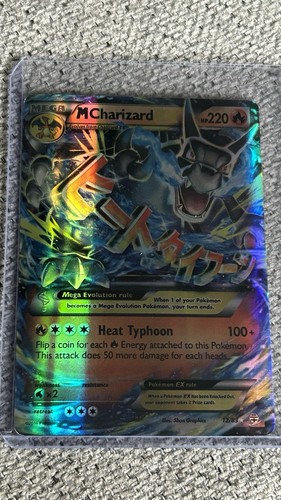 Mega M Charizard EX 12/83 XY Generations Holo Ultra Rare Pokemon Card ...