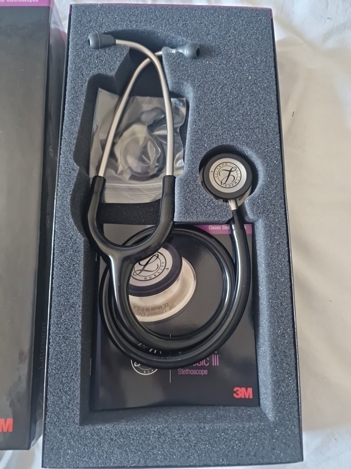 3M Littman Classic III Monitoring Stethoscope Black | eBay UK