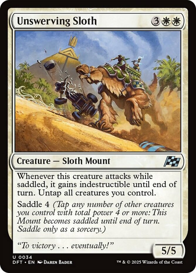 Unswerving Sloth - Foil x1 - Aetherdrift - NM-Mint, English ...