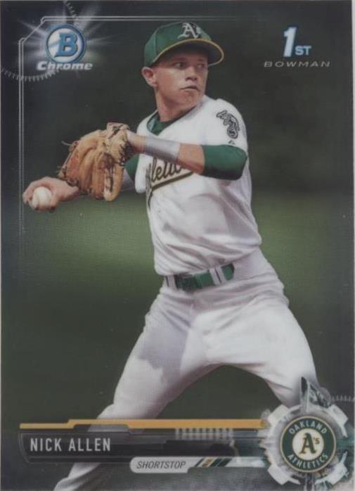 2017 Bowman Draft - Chrome Nick Allen #BDC-107 (RC) for sale online | eBay