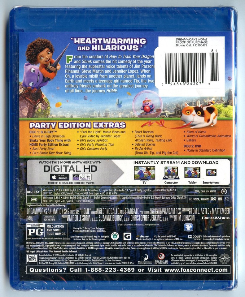 Home Blu-ray DVD Party Edition Promo | eBay