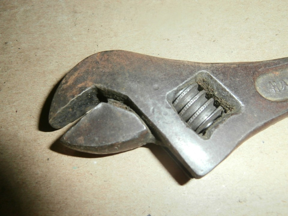 Vintage 8" Harrold's Adjustable Wrench | eBay