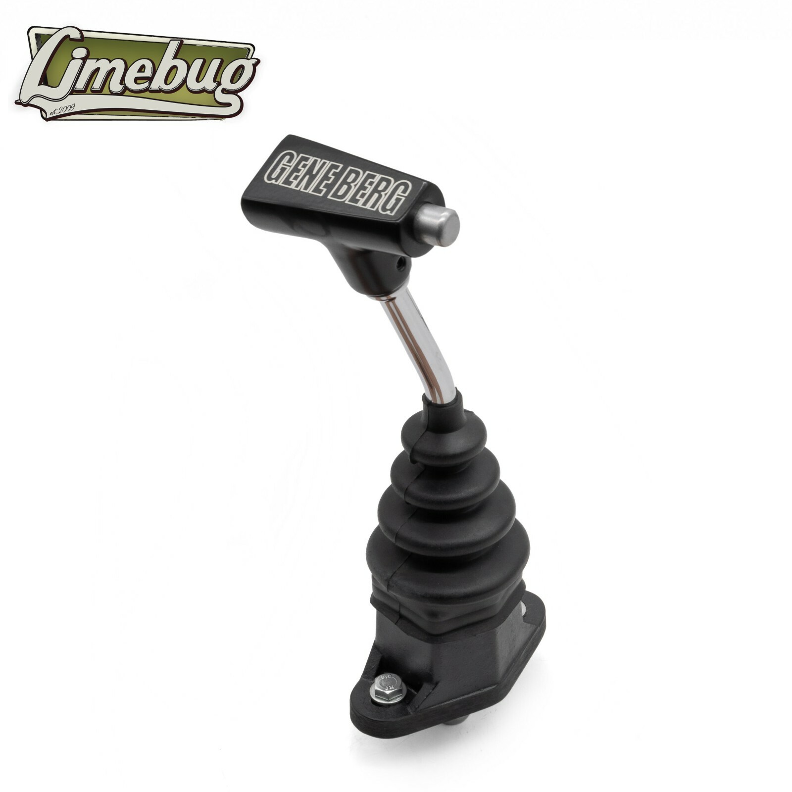 VW Gene Berg Gear Shifter Black Handle RHD Curved Arm T1 Beetle 1949-67 ...