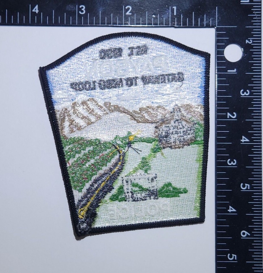 Payson, Utah, Police Patch. 4x4 Inches. Great Condition! | eBay