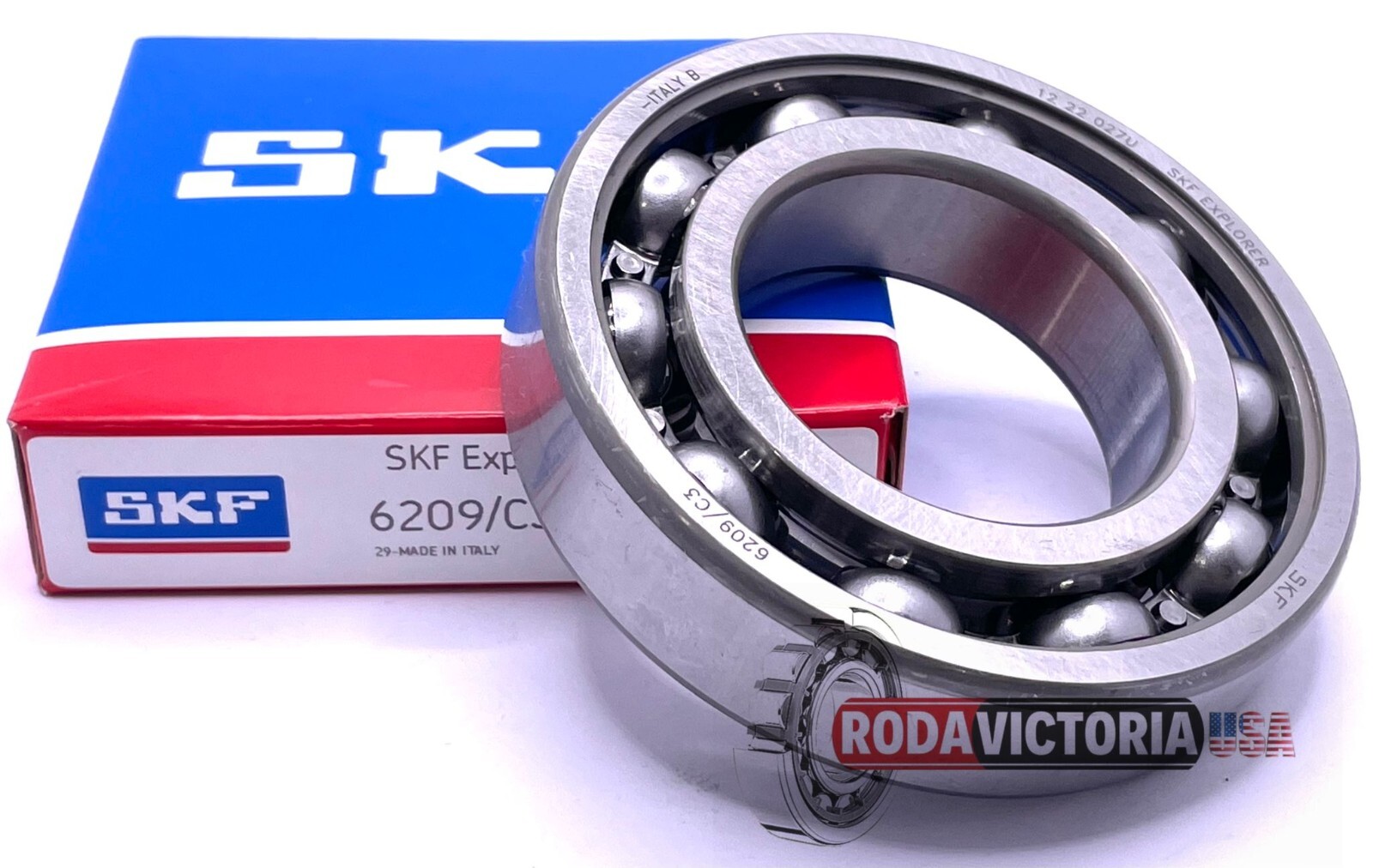 SKF 6209 C3 Deep Groove Ball Bearing, open, No Seals 45X85X19 mm | eBay
