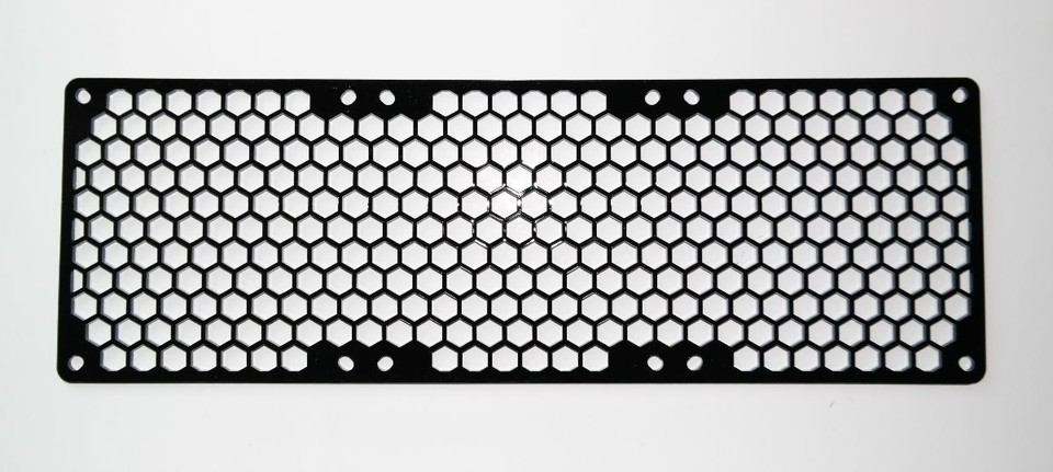 Custom Honeycomb 360mm Radiator triple 120mm Fan Grill Computer Case ...