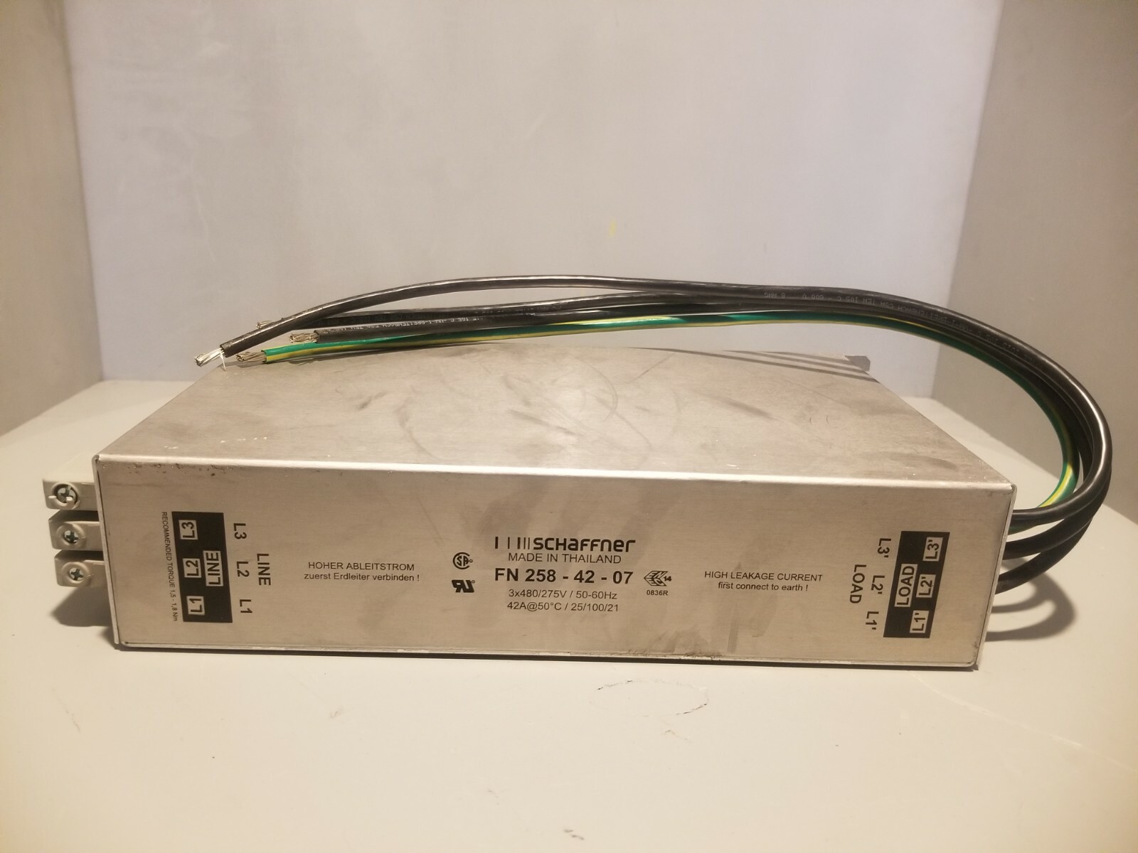 Schaffner Line Filter, FN258-42-07 | eBay