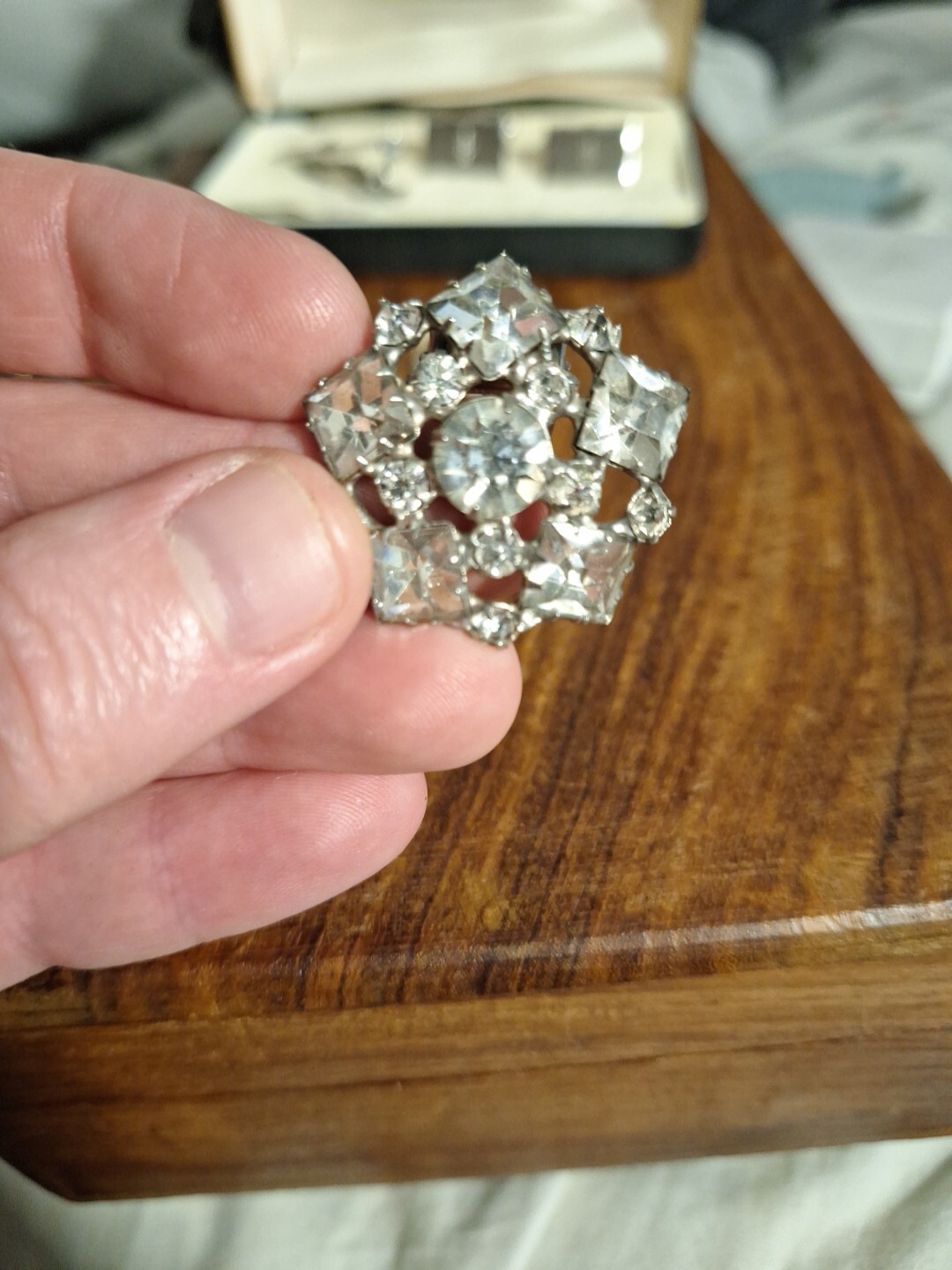 Antique Pocket Brooch ...see Photos - Gem