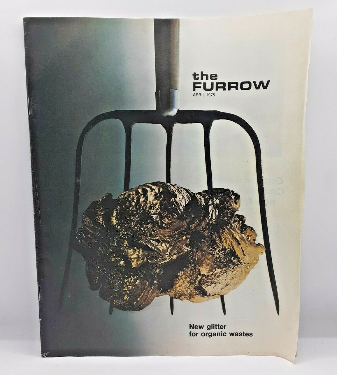 Vintage John Deere The Furrow Magazine Catalog April 1975 Gold Tractor ...