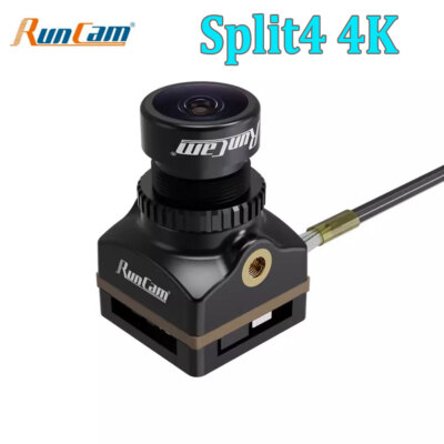 RunCam Split 4 4K FPV Camera with FOV 140° Low Latency, DC 5-20V Nano ...