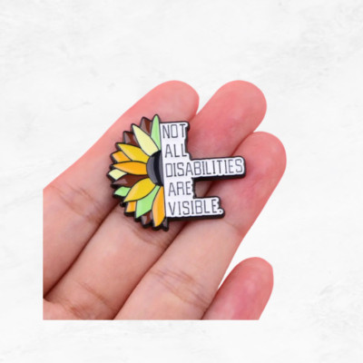 Disability Awareness Enamel Pin Badge Neurodiversity Awareness Pin ...