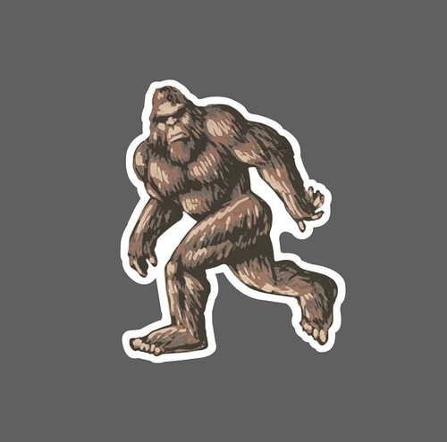 Bigfoot Sticker Walking Forest Waterproof Outdoor Legend Hero Gift NEW ...