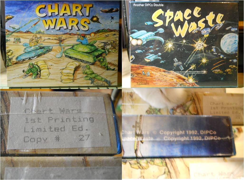 Chart Wars Space Waste Board Game 1992 Sealed Limited Edition #27 ...