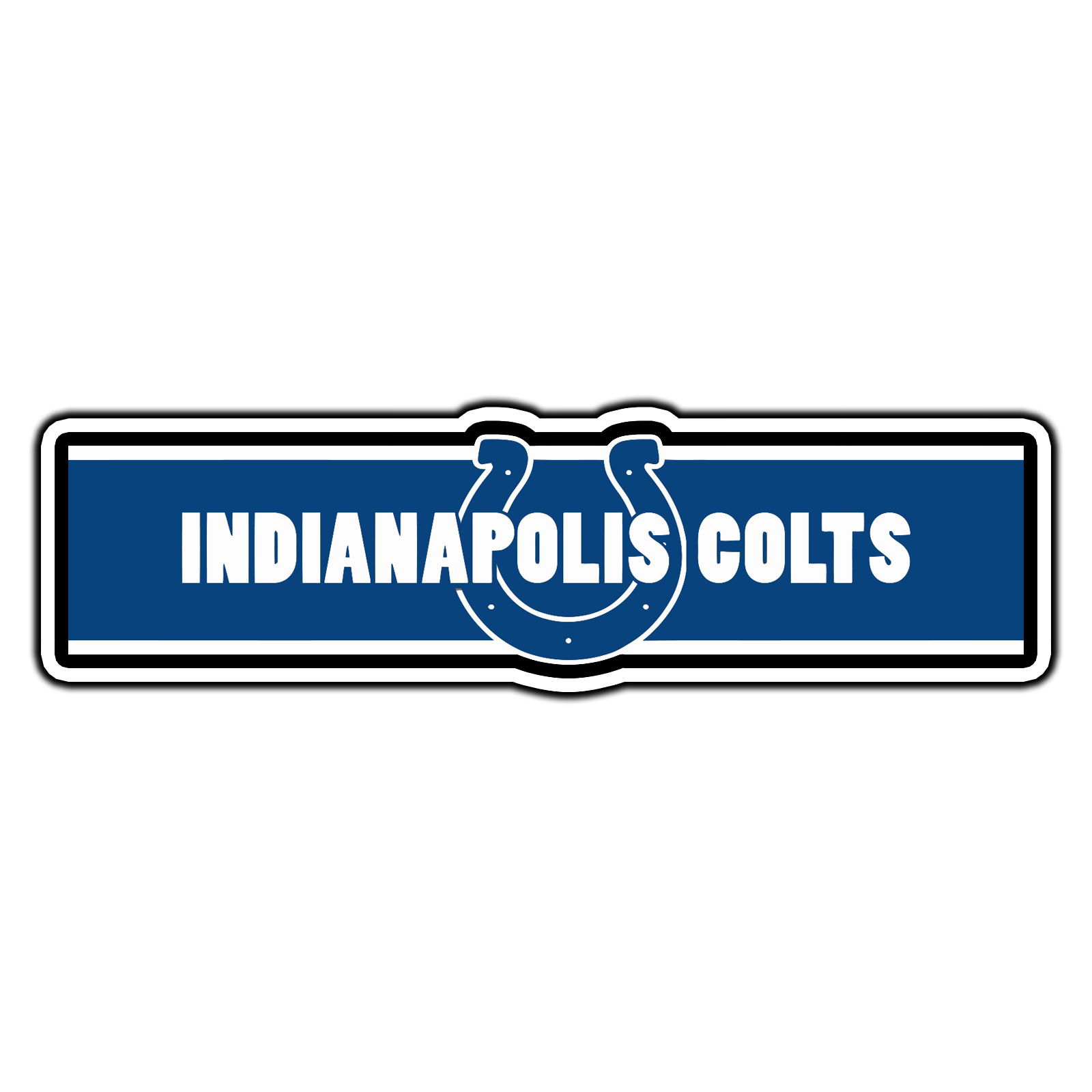 Indianapolis Colts Banner Logo #7 Football Sticker Waterproof Vinyl ...