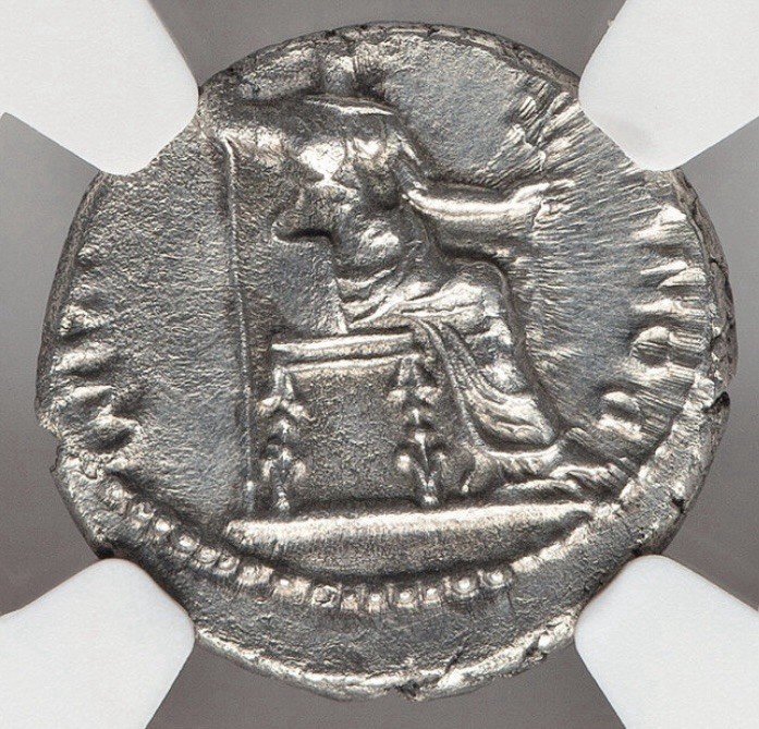 Tiberius AD 14-37, Silver Tribute Penny AR Denarius Coin Roman Empire ...