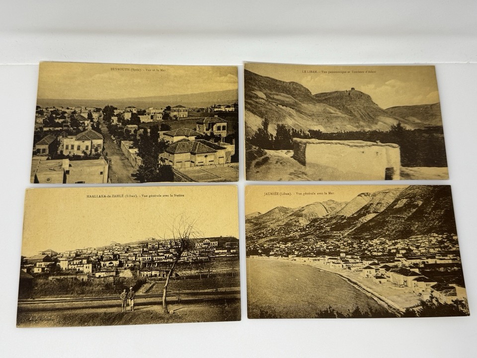 22 VTG Postcards Beyrouth Beirut (Syria) Lebanon Real Photo Postacrds ...