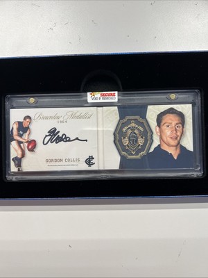 2024 AFL SELECT BROWNLOW MEDALLIST GORDON COLLIS BOOKLET 22/150 CARLTON ...