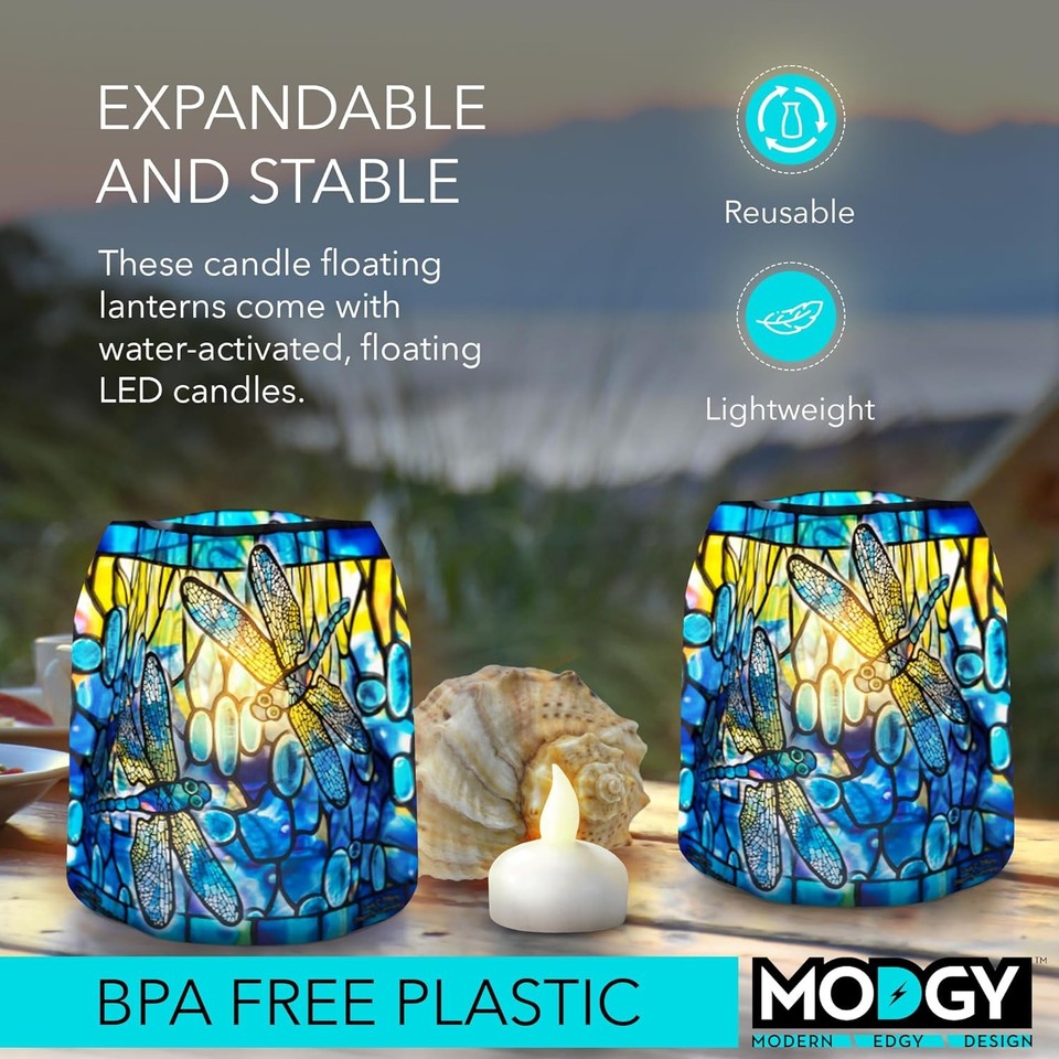 Modgy Luminary Lanterns Dragonfly 1 Pack of 4, Multicolor | eBay