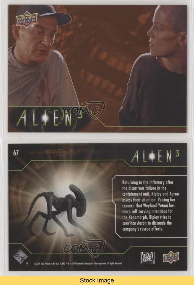 2021 Upper Deck Alien 3 Rust Francis Aaron Ellen Ripley Weyland-Yutani ...