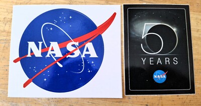 NASA 50 Years Sticker and NASA Logo Sticker SPACE Astronauts Rockets | eBay