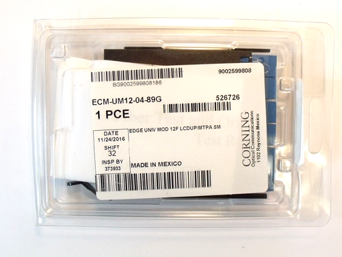 NIB Corning 526726 ECM-UM12-04-89G Bend-improved Single-mode 12F Edge ...