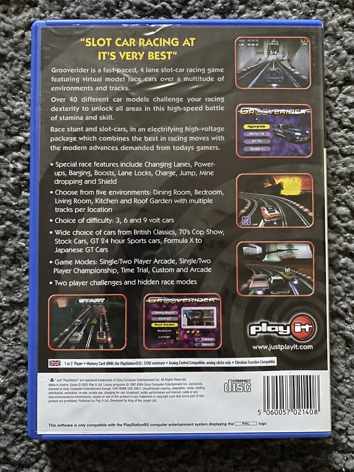 Brand New GrooverRider Slot Car Racing PS2 - Sony PlayStation 2 | eBay