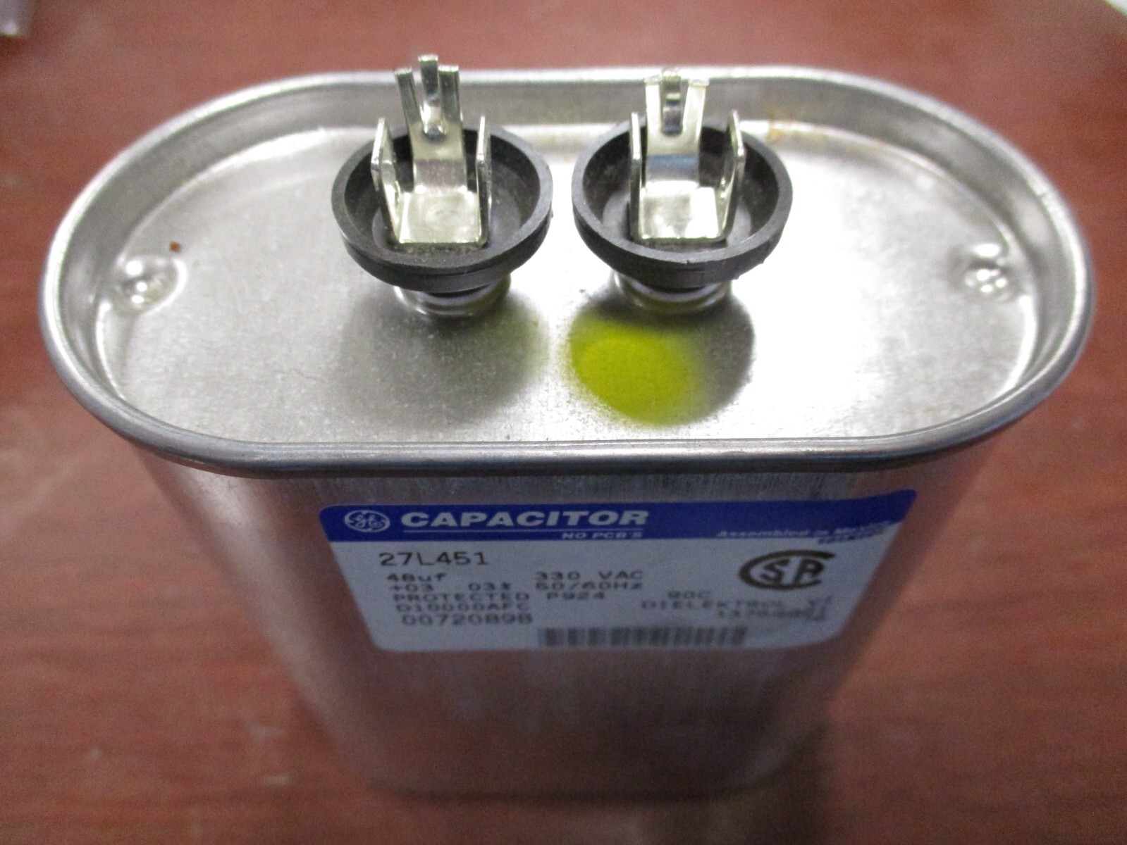General Electric 27L451 Oval Capacitor (48uF, 330VAC, 50/60Hz) "NEW" | eBay