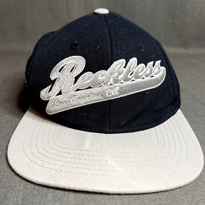 Young & Reckless Hat Los Angeles Black/Gray Snapback Men's Cap One Size ...